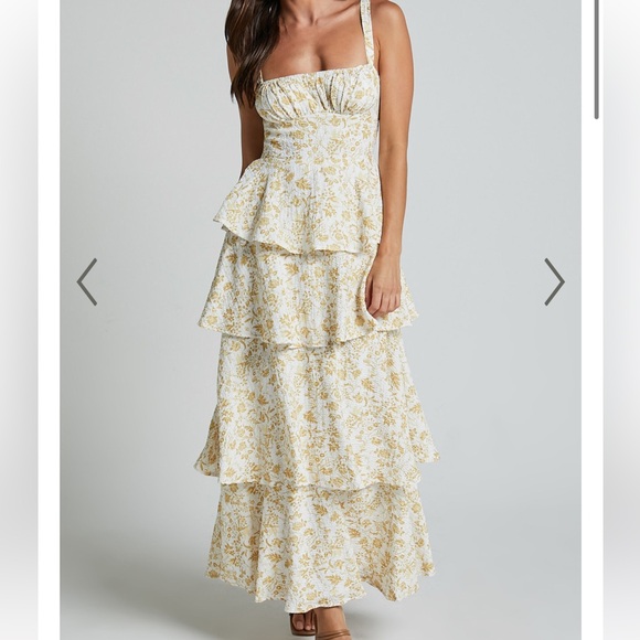 Showpo. | Dresses | Showpo Lorma Midi Dress Ruched Layered Dress In ...